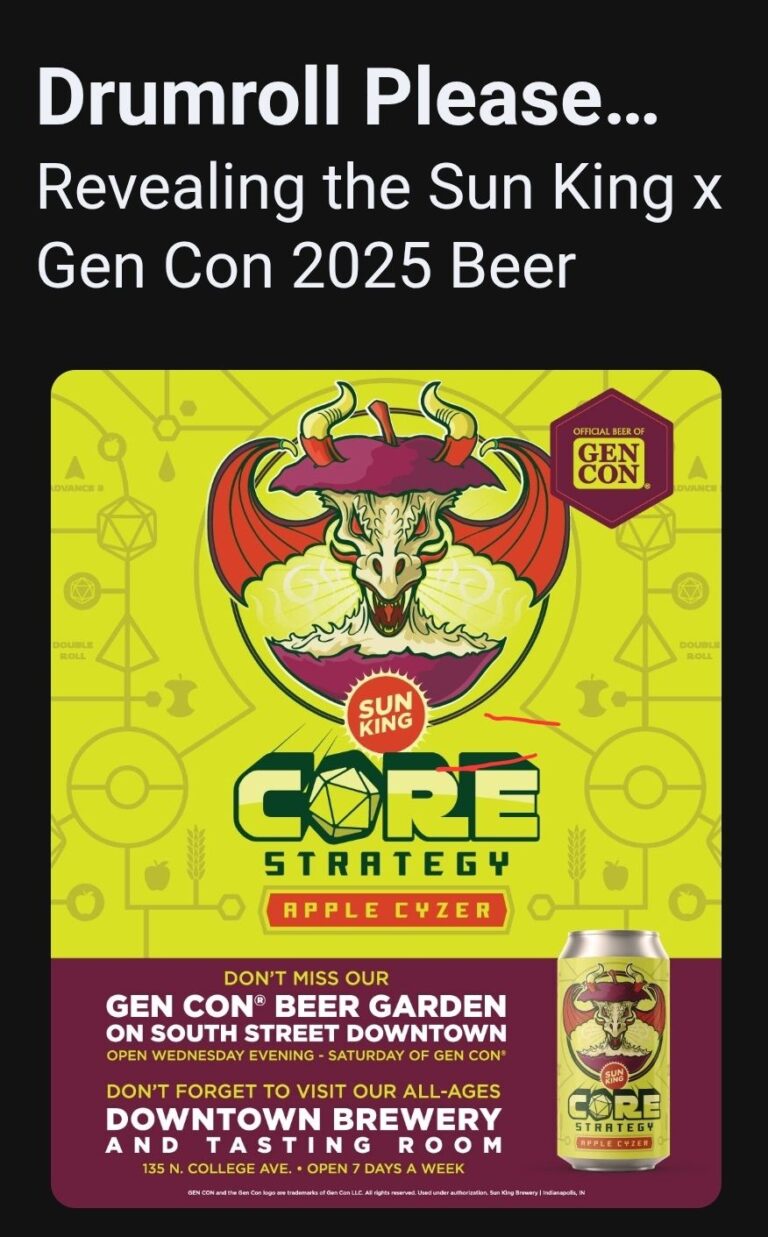 Quench Your Thirst for Adventure: Introducing Sun King’s Gen Con 2025 ...