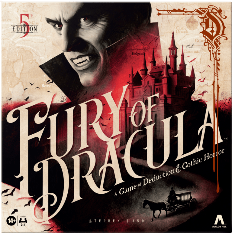 5th Edition of Fury of Dracula Coming From Avalon Hill – DDO Players